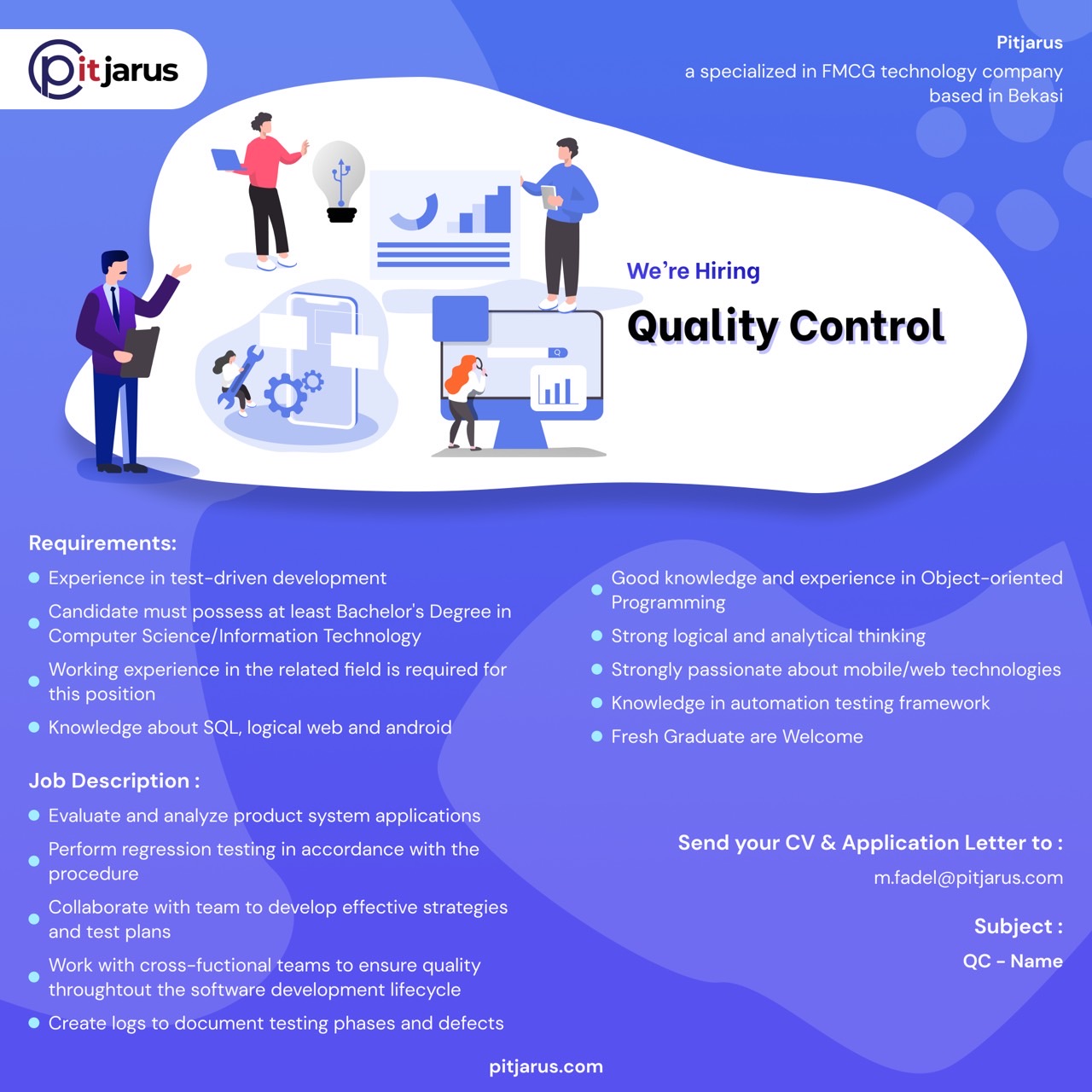 Career | Pitjarus Teknologi